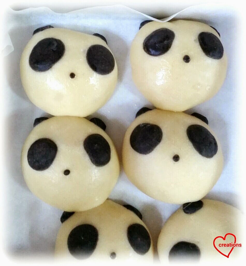 Loving Creations for You: Panda Japanese Milk Buns