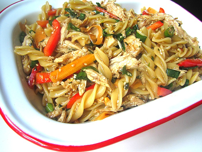 Sesame Pasta Chicken Salad