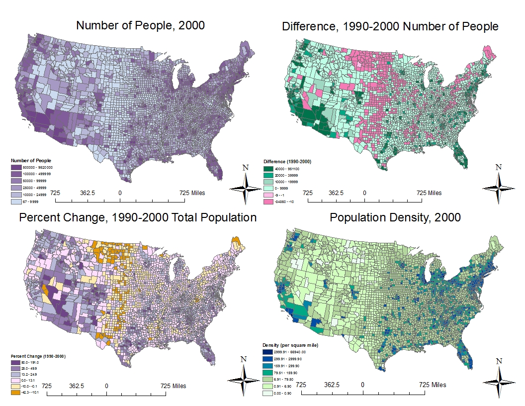 Geography 7 Lab: James Poss: Lab 7: Mapping Census 2000 with ArcGIS