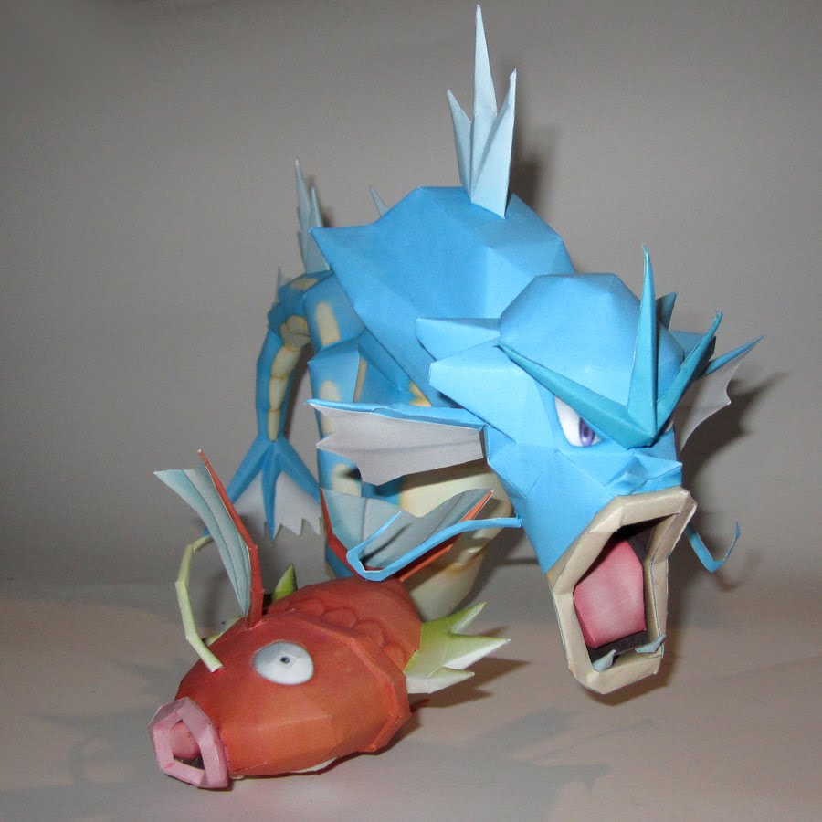 PaperPokés - Pokémon Papercraft: GYARADOS