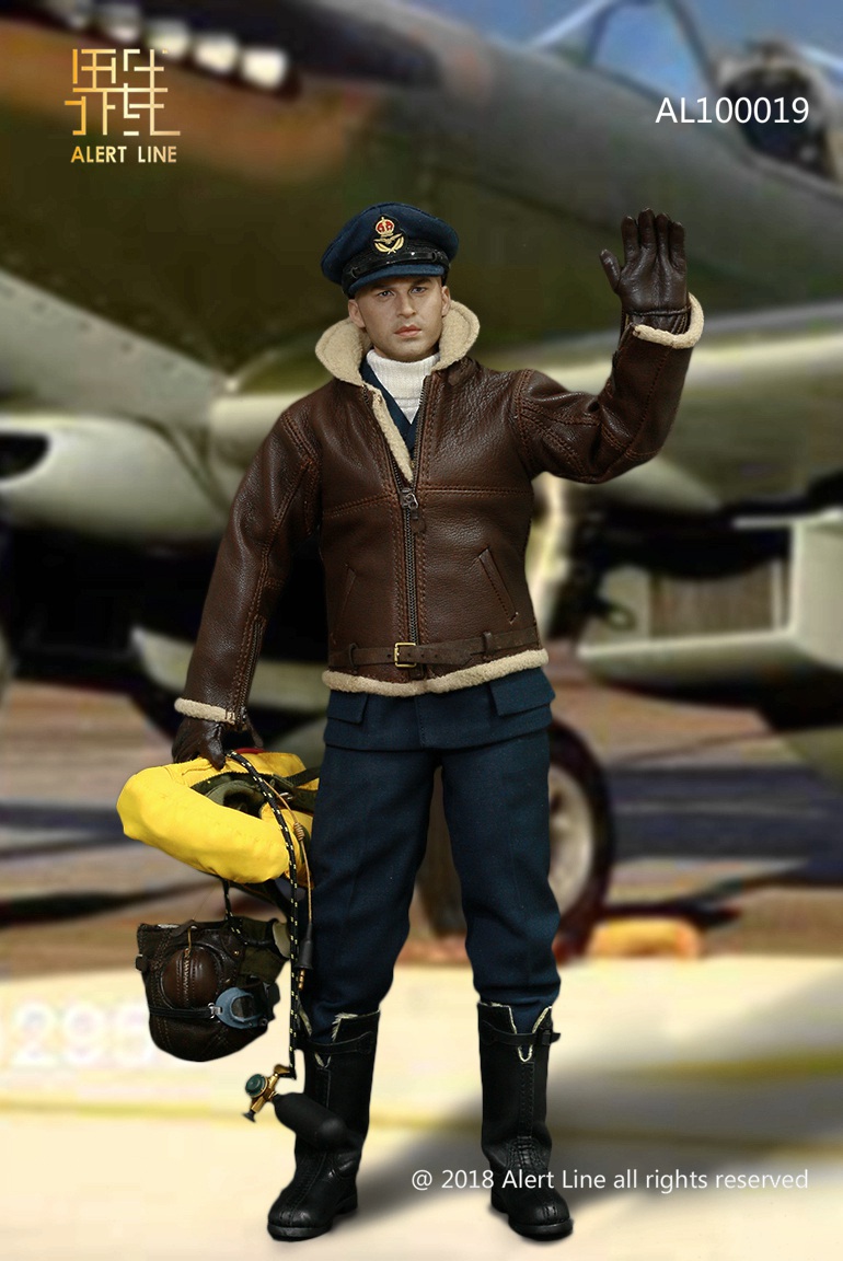 toyhaven: Alert Line 1/6th WWII Royal Air Force Fighter Pilot 12-inch ...