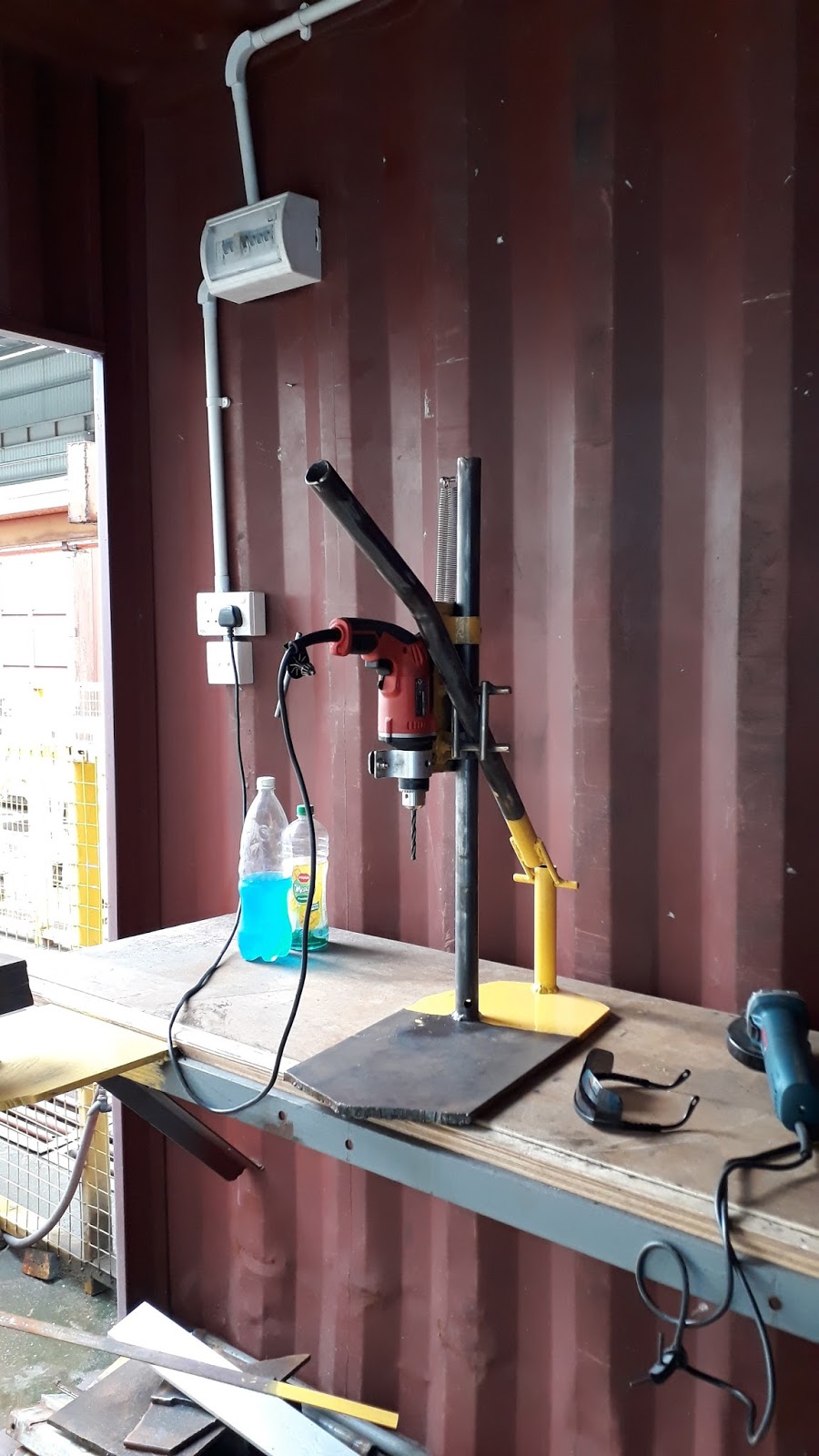 Reefer Container Special Custom Tools - Drill Press - By Dhilreefer