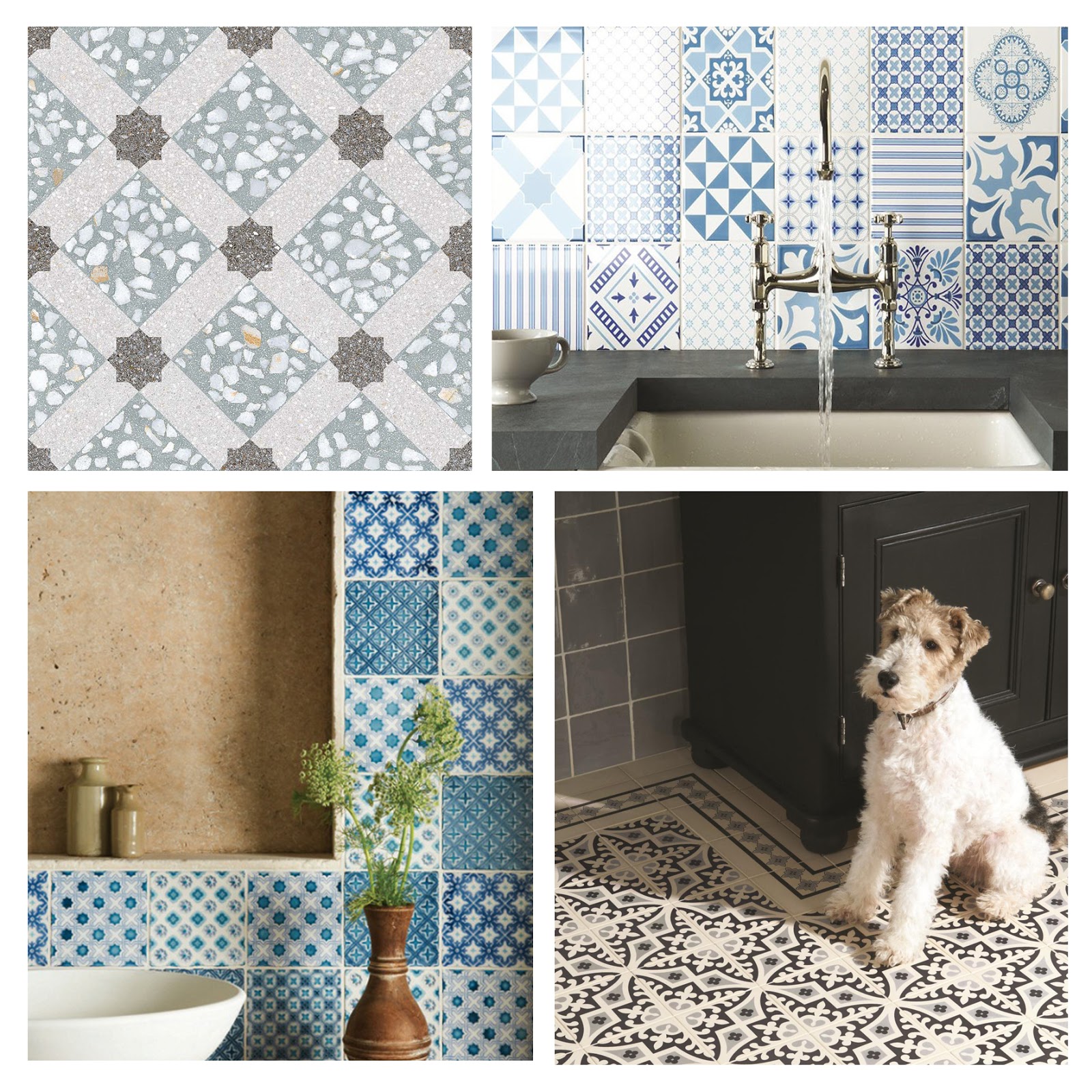 Ceramica Etc: Why Not Pick A Patterned Tile?