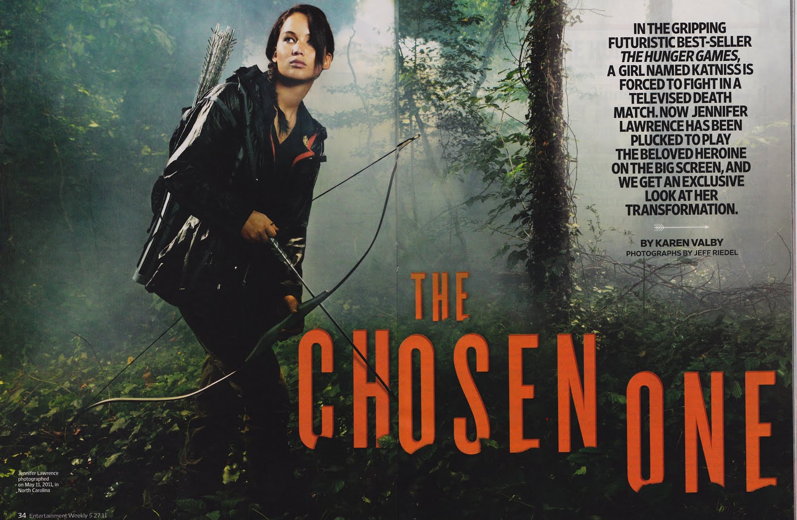 The Hunger Games France: Article complet du magazine Entertainment Weekly