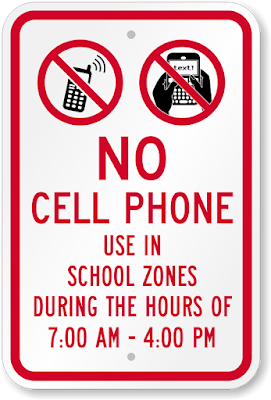Chaz's School Daze: A Tale Of Two Schools And Their Cellphone Use.