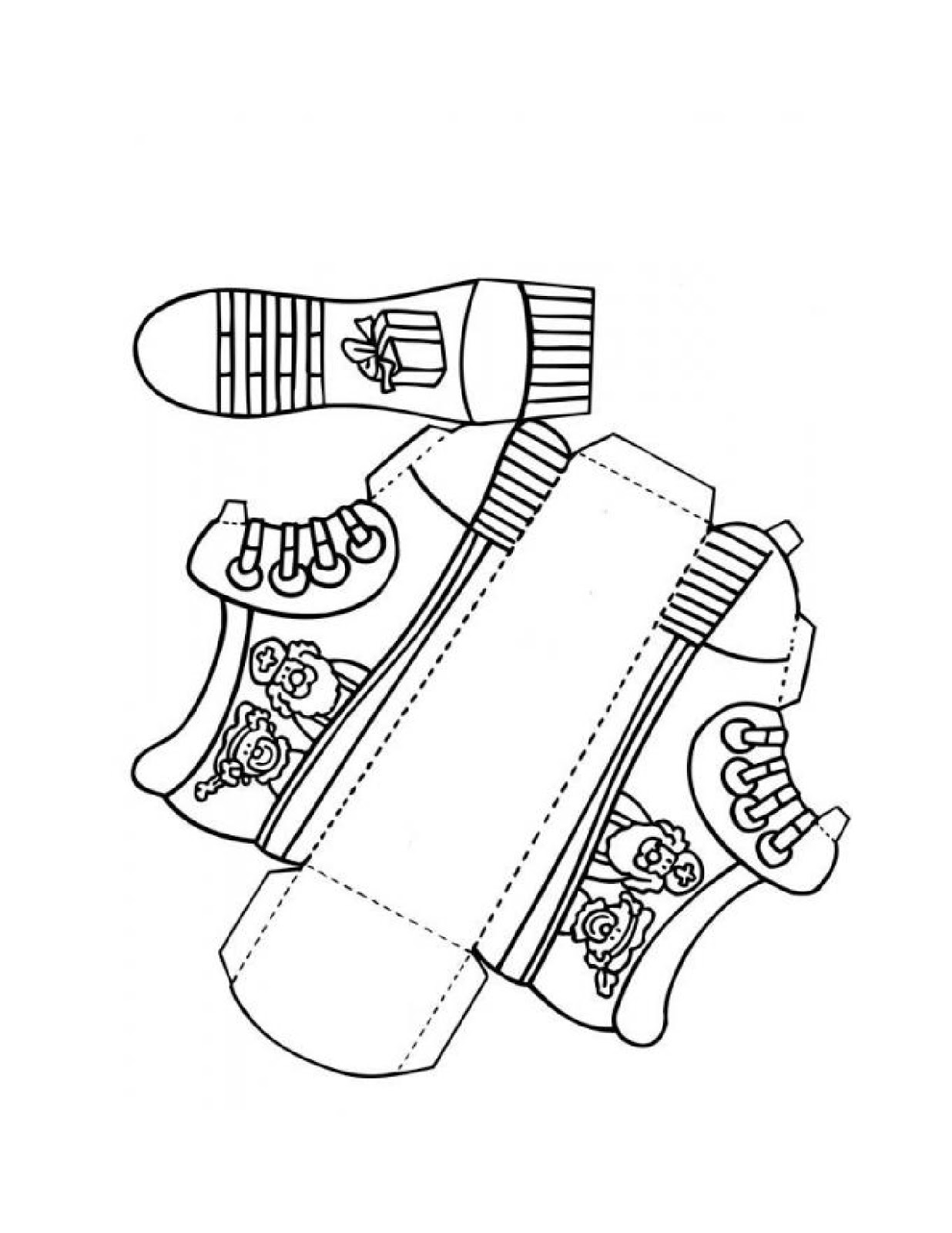 FISE - Ciorapei - GHETUTE pentru Mos Nicolae :: Fise de lucru ...