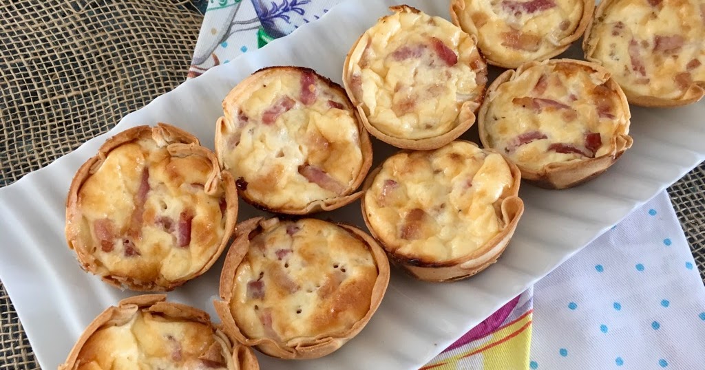 Pulguita Repostera: Mini quiches de bacon