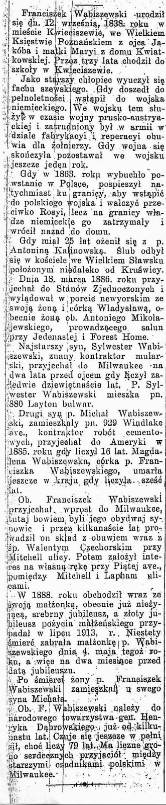 Milwaukee Polonia Project: November 2013