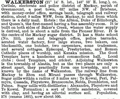 GenieQ: W is for Walker and Walkerston #AtoZChallenge2016