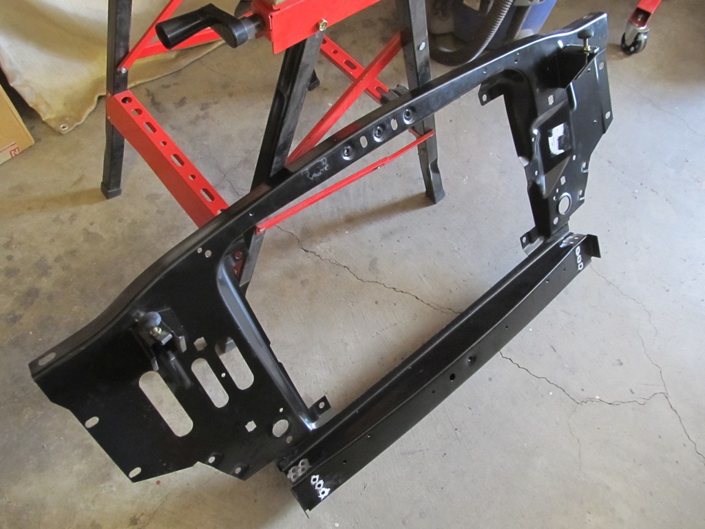 Radiator support removal and replacement