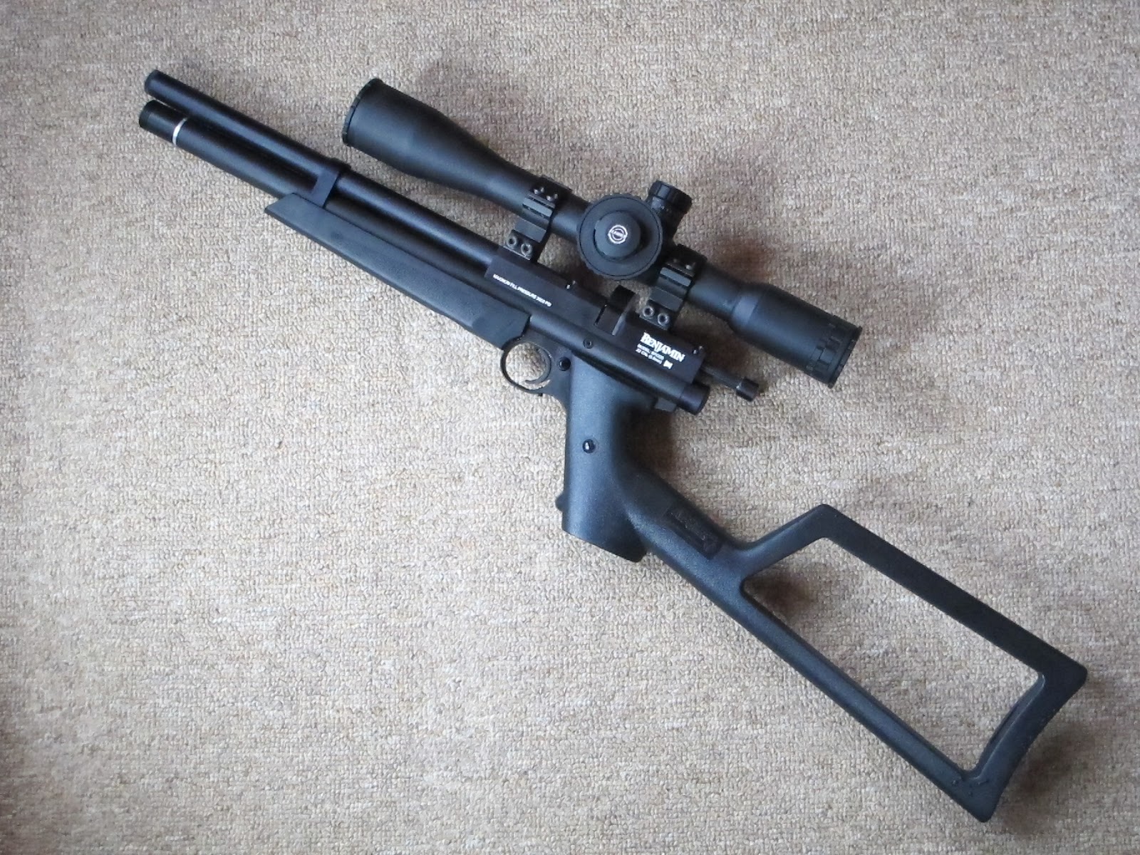 senapan pcp benjamin marauder dan hunting master mini