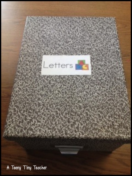 Letter Storage - A Teeny Tiny Teacher