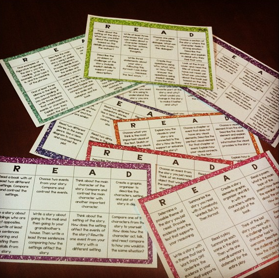 Give Them Choice with Reading Choice Boards - Teaching with Jennifer ...