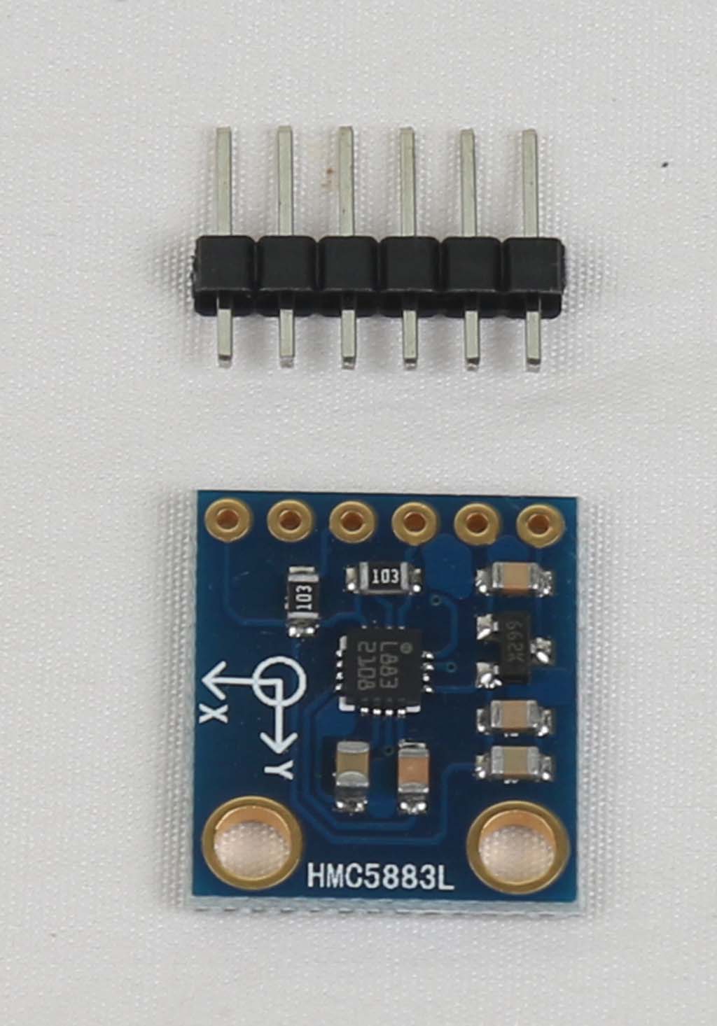 HMC5883L Tiga Axis Magnetometer (Sensor Kompas) dengan Raspberry Pi dan Python (Tkinter GUI)