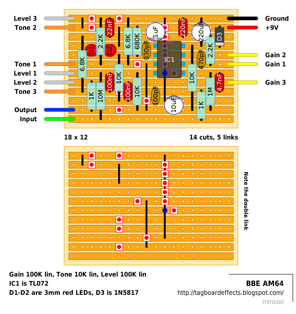 StompBoXed - The Guitar Pedal Builders Repository: BBE AM64 ( American ...