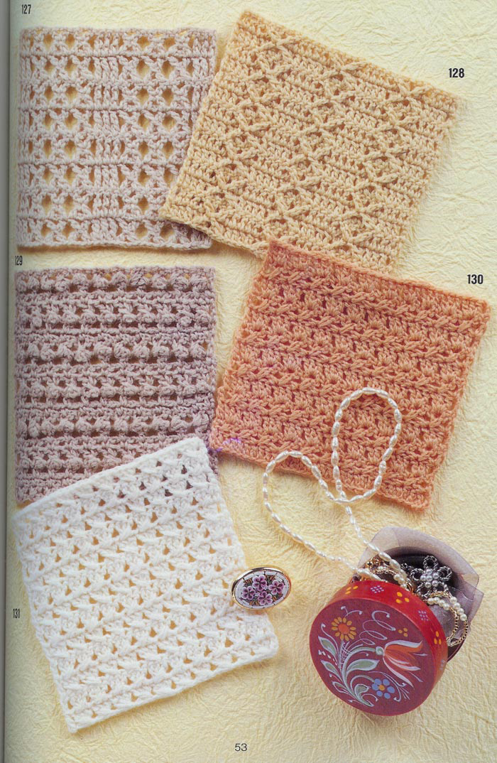 262 patrones gratis de puntos crochet