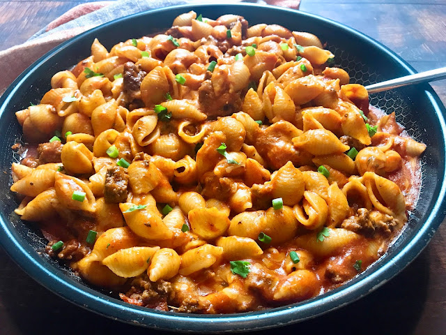 Cheesy Beef Taco Pasta