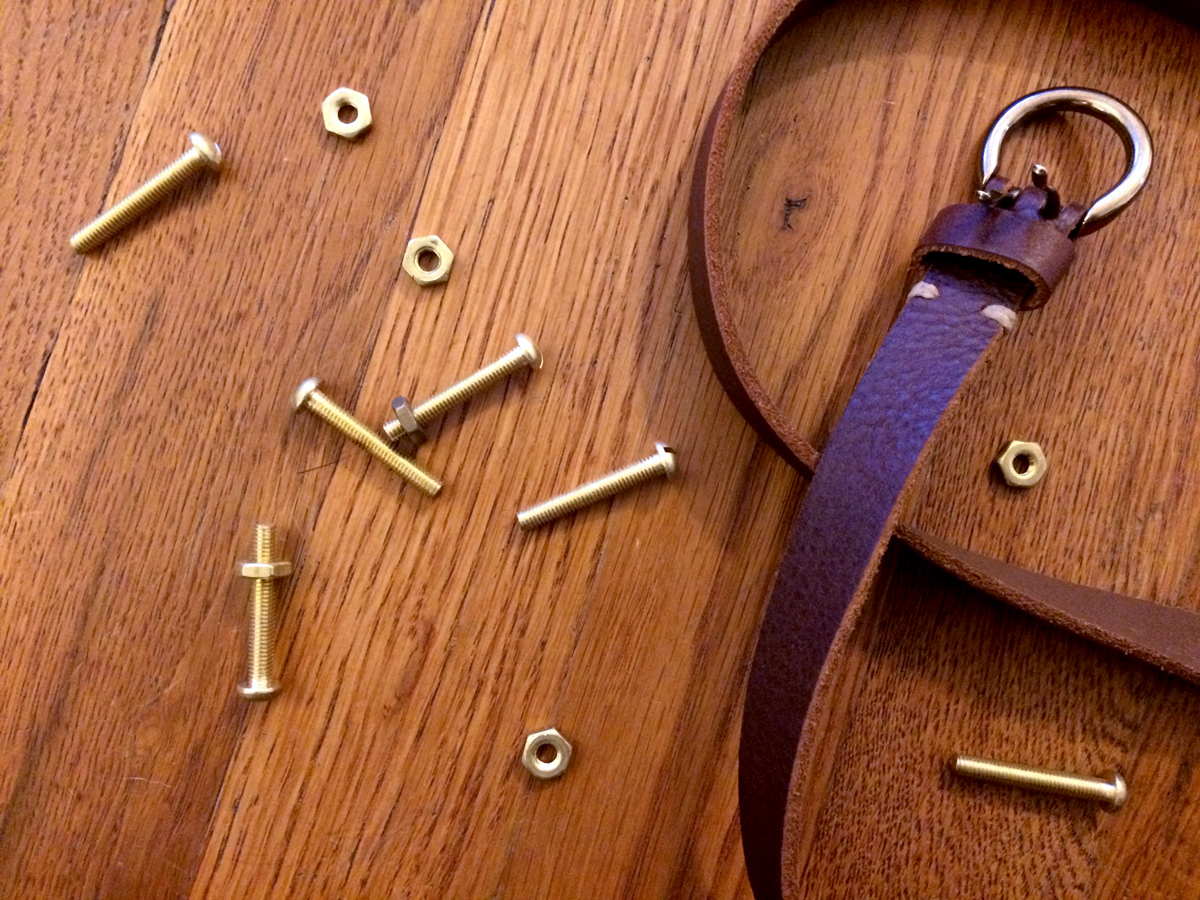 fieldnotes from catie: fieldguide: diy leather drawer pulls