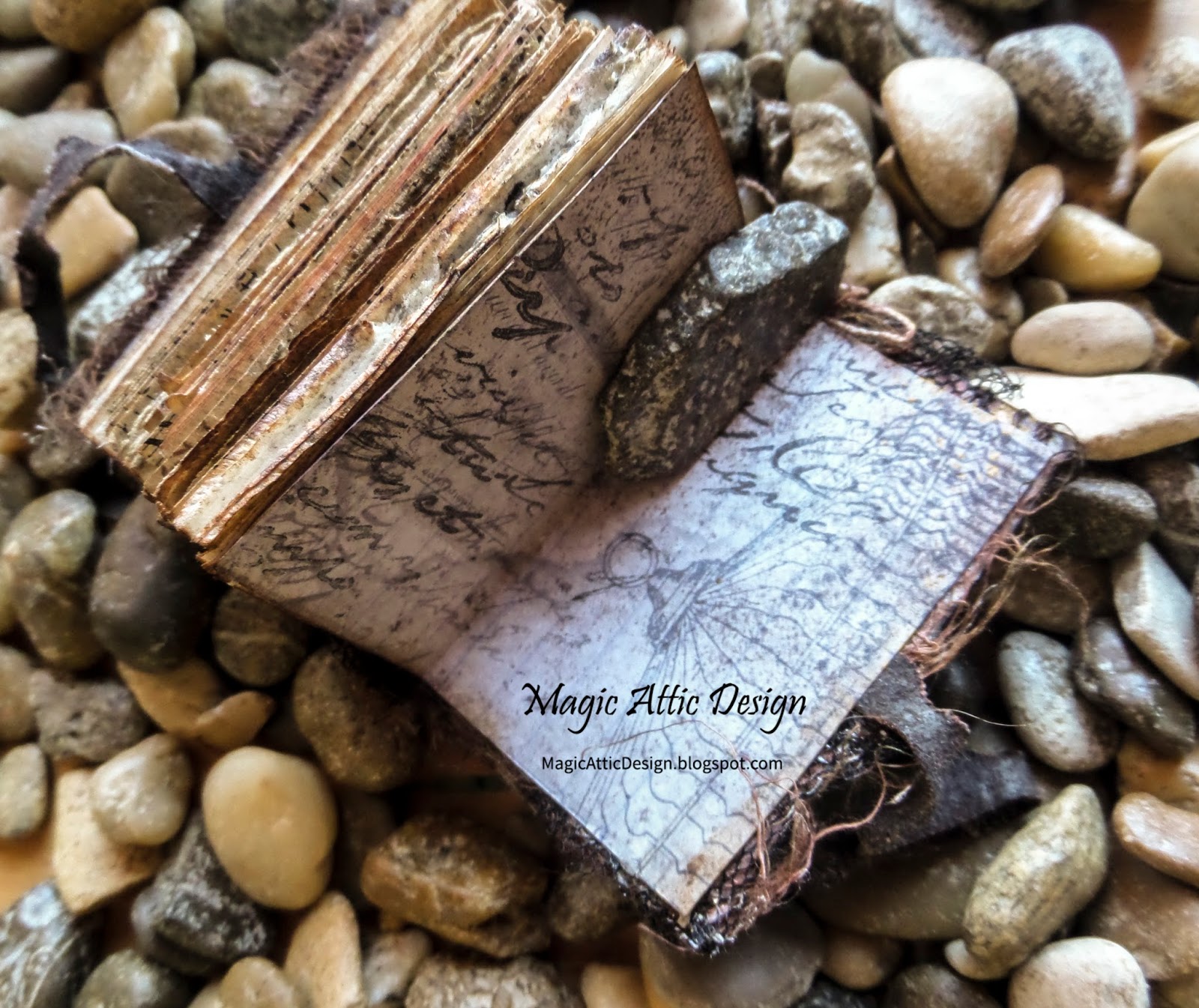 A tiny spell book | Magic Attic Design