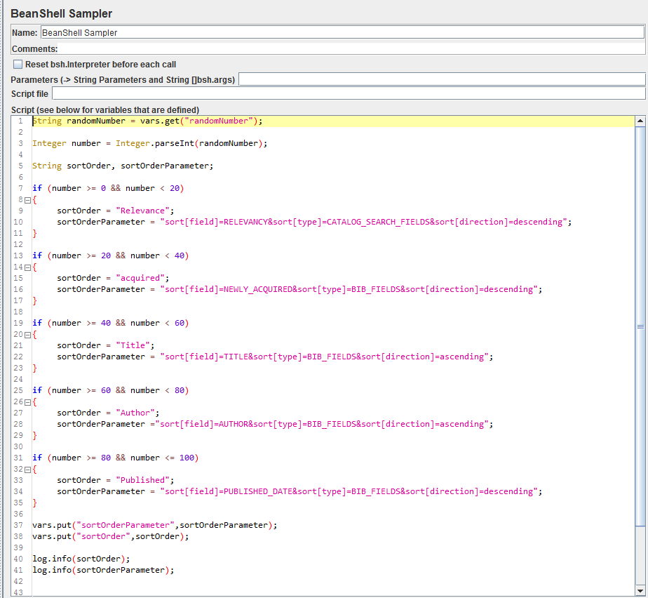 Using Config Elements in a JMETER test plan