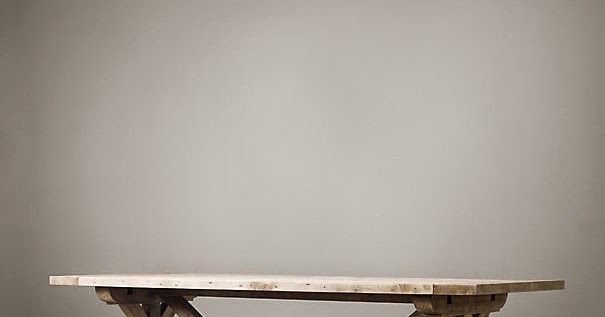 Restoration hardware dining table knock off - Aniah's window