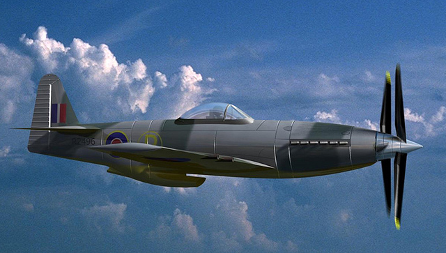 Airplanes in the skies + FAF history: Martin-Baker MB5