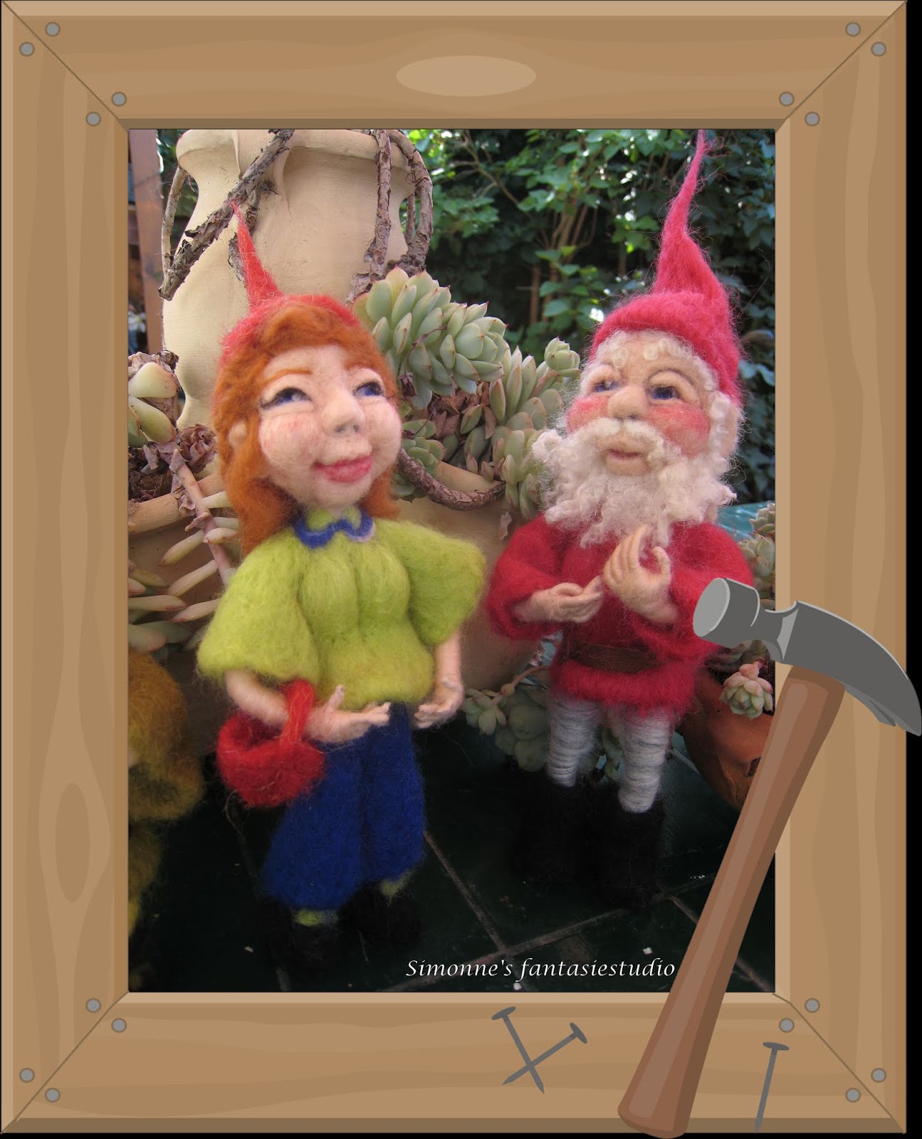 Simonne's fantasiestudio: Kabouter uitstapjes en fantasie met wol en ...