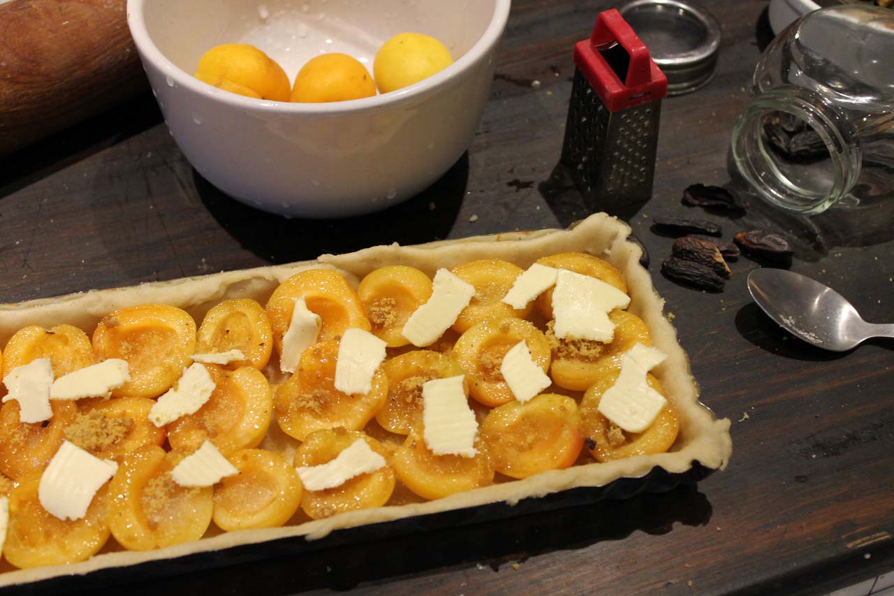 Filosofía de Sabor: Masa de Tarta Tupper y Tarta de Damascos