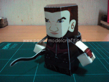 papermodel2u by Petchpaper: Free Paper Model :: The Avengers :: Hawkeye