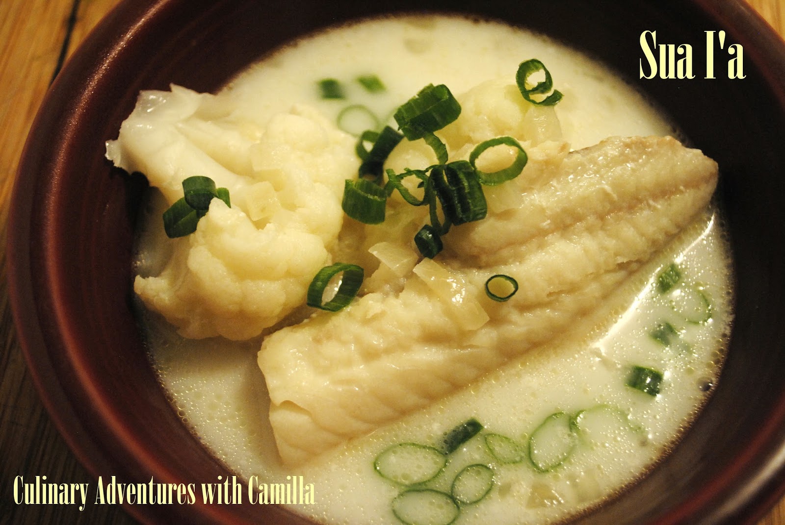 Samoa: Sua I'a {Fish Soup}