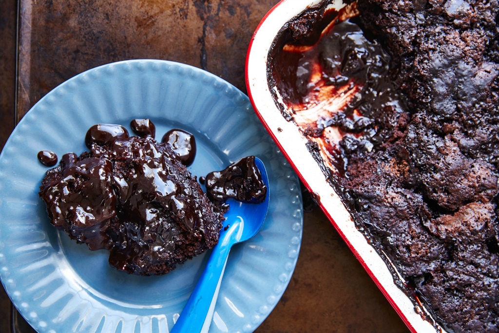 In en om die huis: Sjokolade-en-koffie poeding