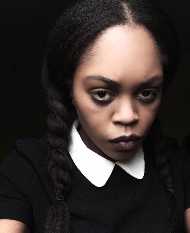 The Costume: Black Wednesday Addams Makeup | Natural Belle | Bloglovin’