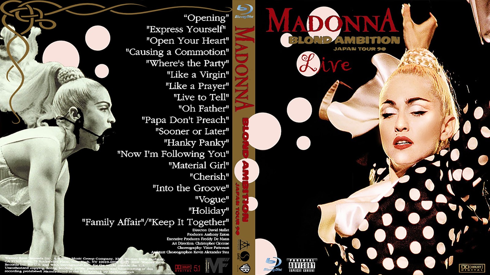 Madonna FanMade Covers: Blond Ambition Tour - Japan - BluRay