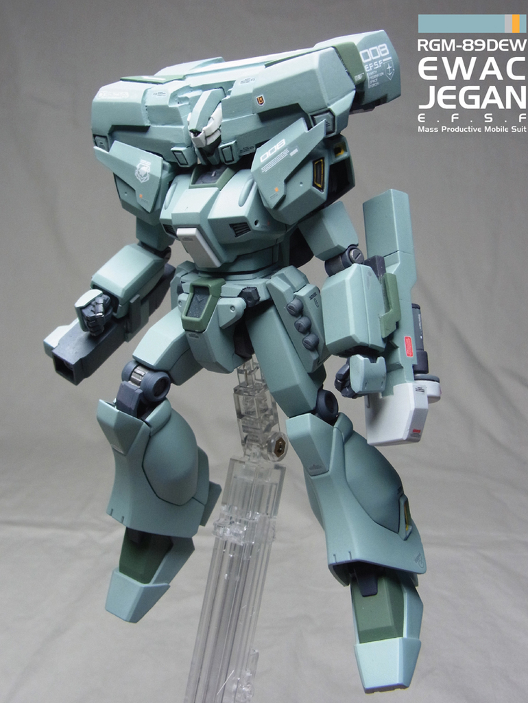 GUNDAM GUY: 1/144 RGM-89DEW EWAC Jegan - Custom Build