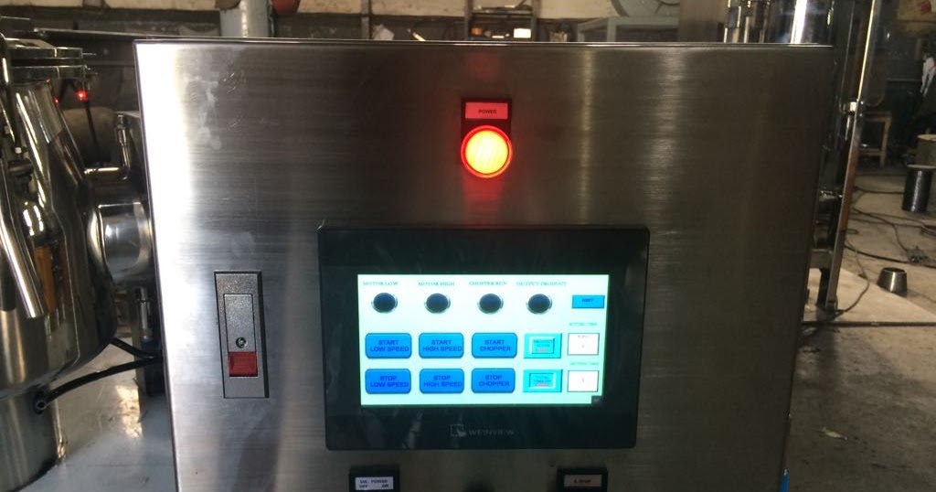 MESIN INDUSTRI FARMASI: SISTEM "HMI" PADA CONTROL PANEL MESIN