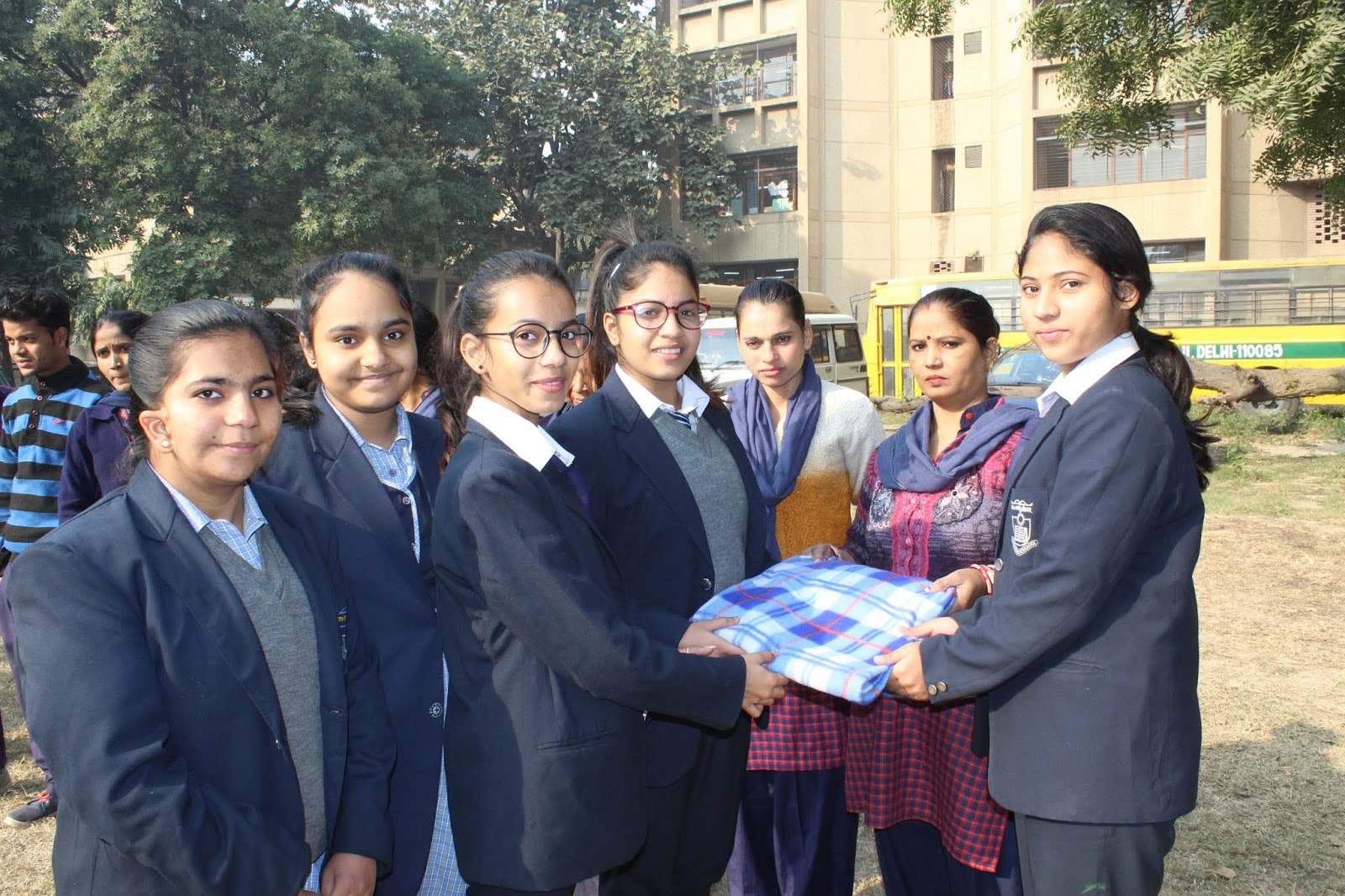 CRPF PUBLIC SCHOOL, ROHINI: Sewa Project: Students of class 11 A & B