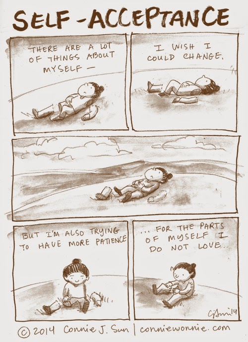 cartoonconnie comics blog: Self-Acceptance