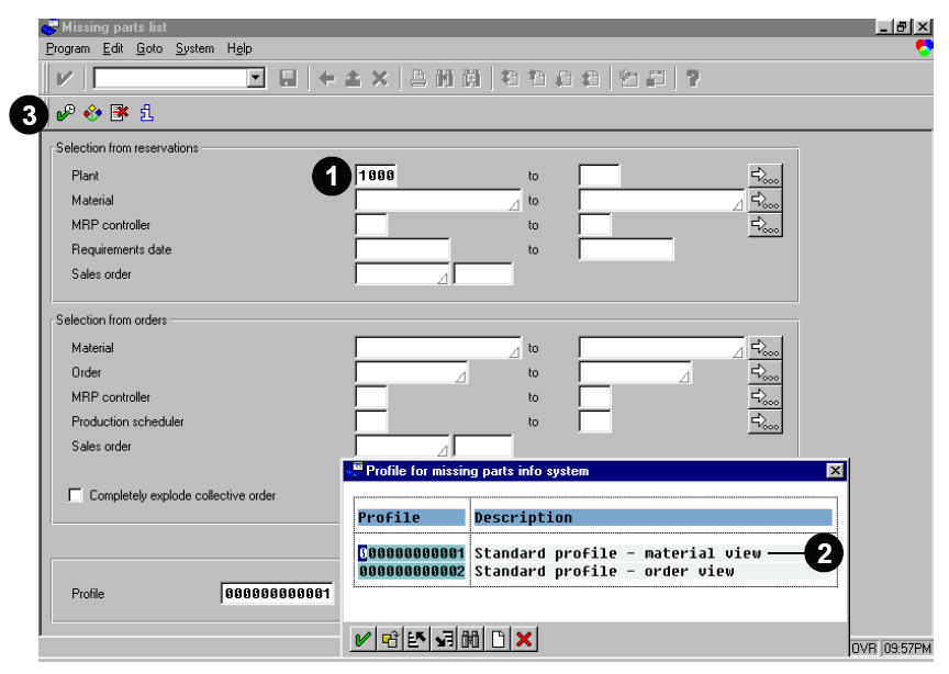 Sap Abap Programming Report On Missing Parts Info System Sap Abap
