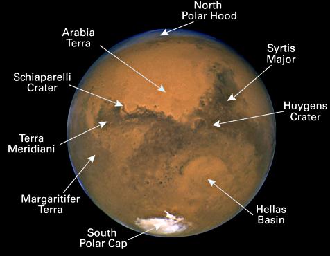 Suburban spaceman: Arabia Terra in the northern highlands of Mars