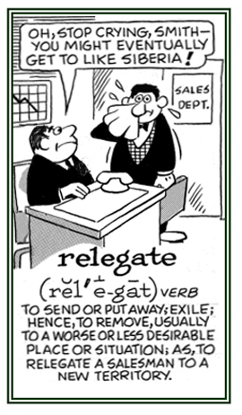 EXAMS AND ME : Relegate