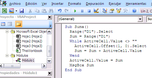 Computación de empresas en 14 lecciones: 7.- CODIFICANDO VBA 1