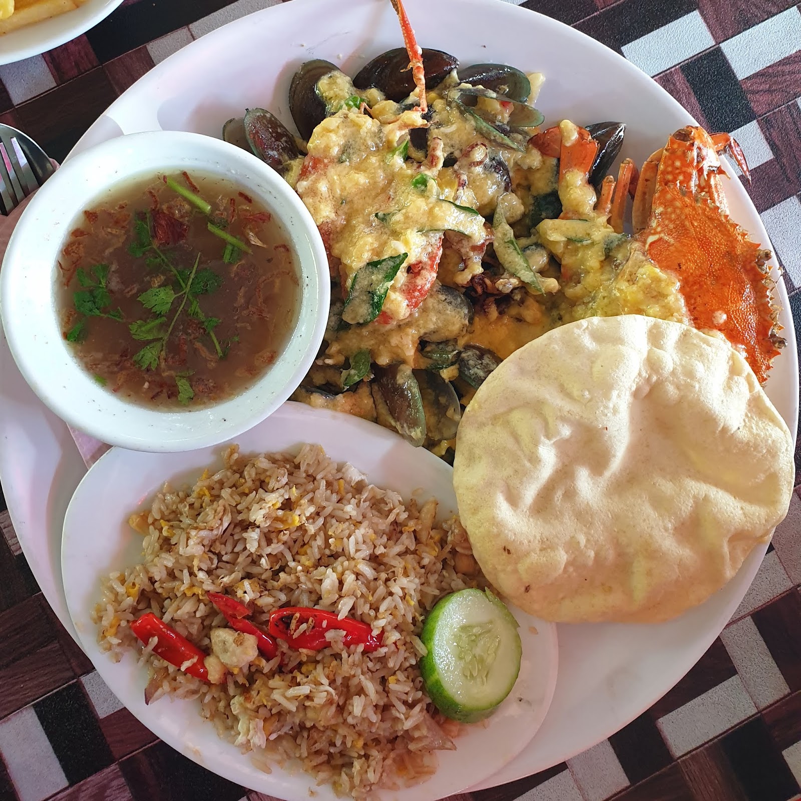 Tarikan menu utama di Utan Cafe & Golf Range , Sepang ! - BEN ASHAARI