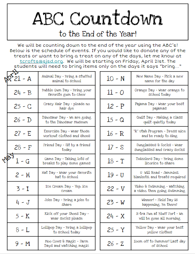 Mrs. Crofts' Classroom