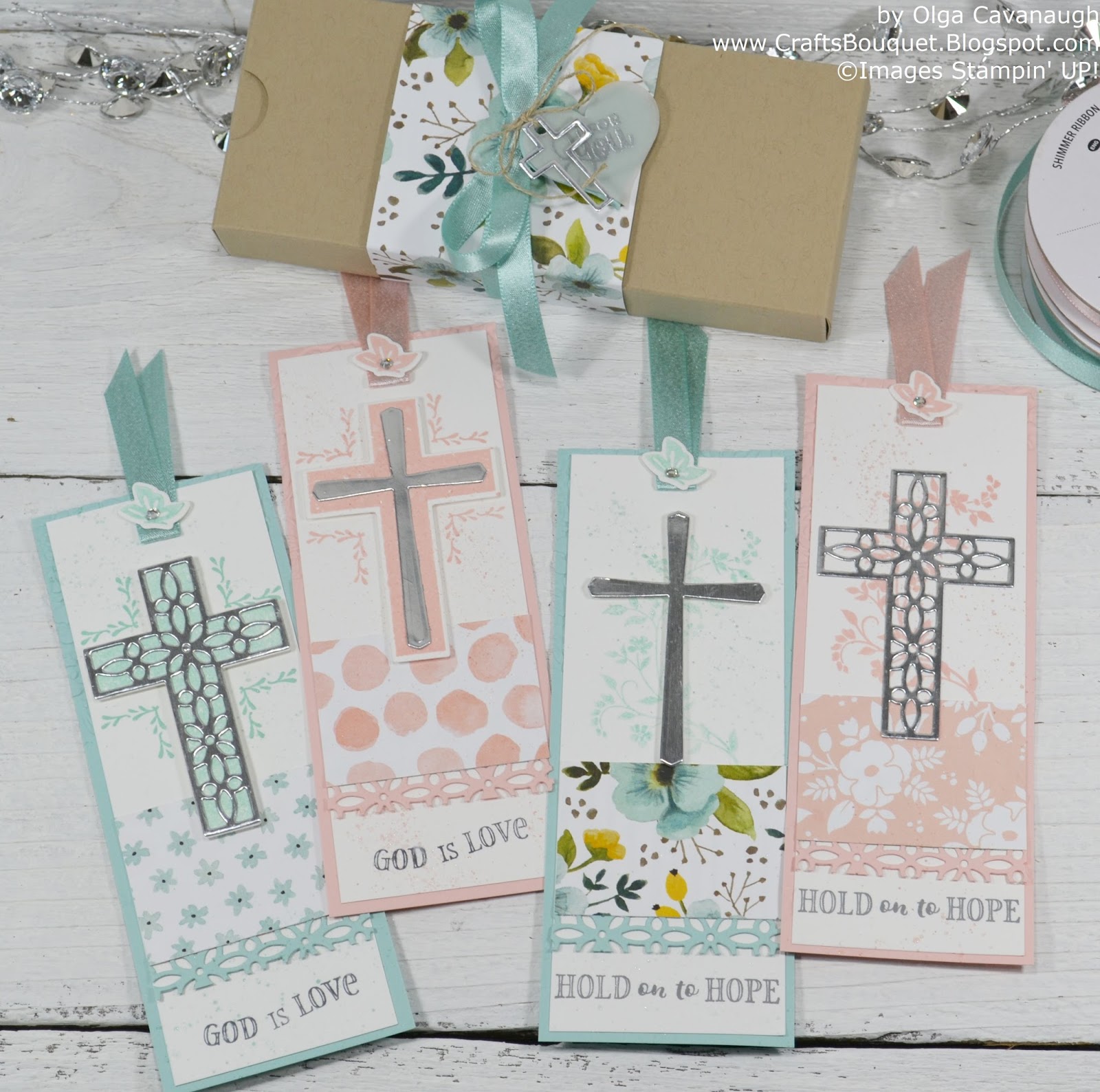 Crafts Bouquet: Stampin'UP! Hold on to Hope Bookmark Set and Box
