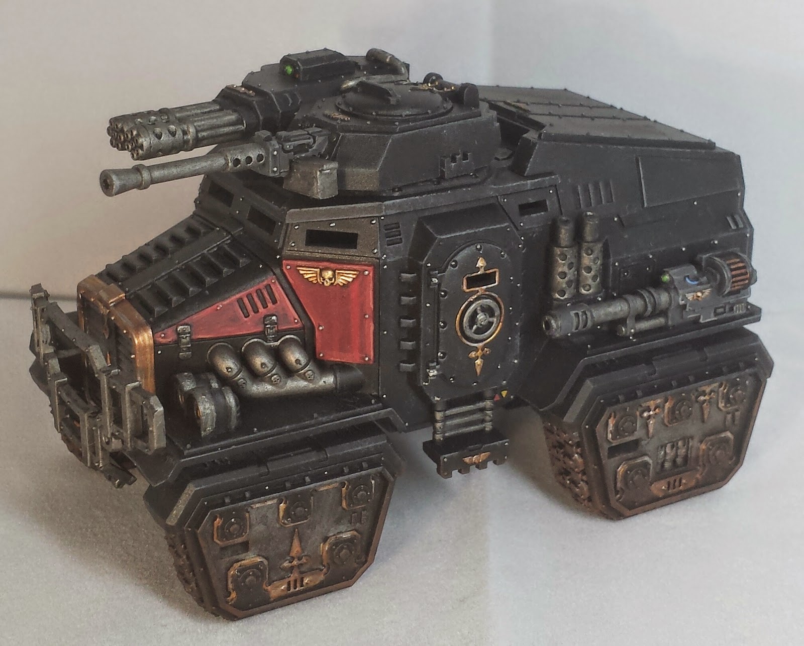 Quietly in the Background: Militarum Tempestus squad finished!