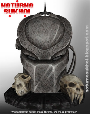 Papercraft - Dark Bio Mask - Alien vs Predator Movie - Papercraft4u ...