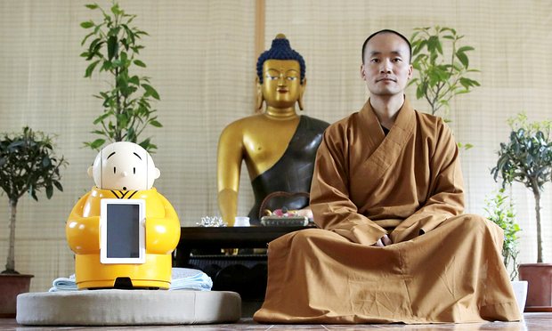 The Monkey Buddha: Tiny Robot Buddhist Monk
