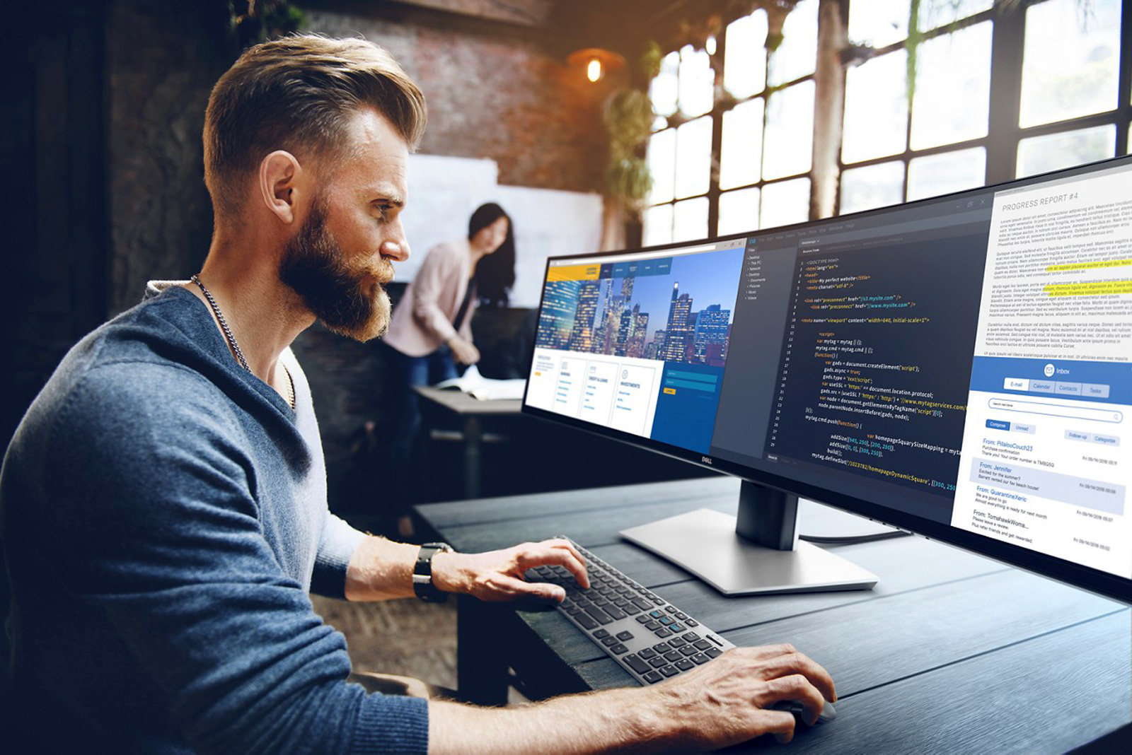 Dell Announces World s First 49 Inch Curved Ultra Wide Monitor With dell-announces-world-s-first-49-inch-curved-ultra-wide-monitor-with