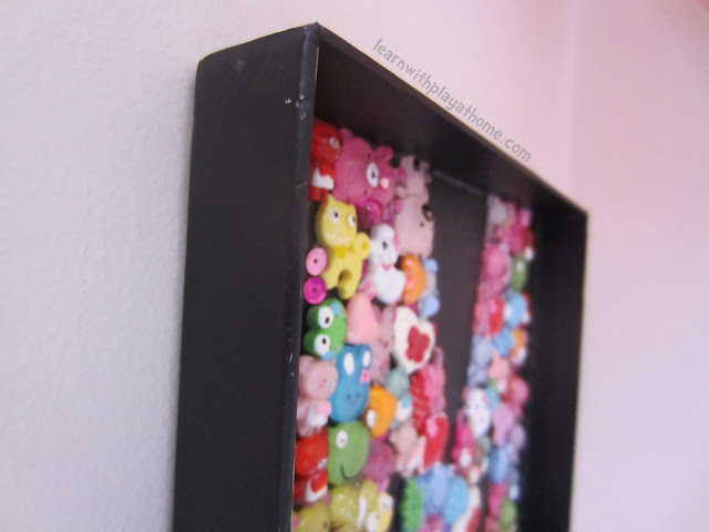 Learn with Play at Home: DIY Personalised Initial Shadowbox