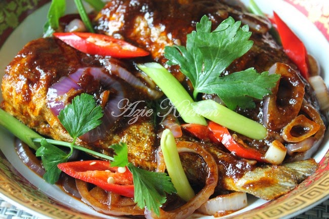 Masak Kicap Ikan Aji Aji Lebih Mudah Dengan Awang - Azie Kitchen
